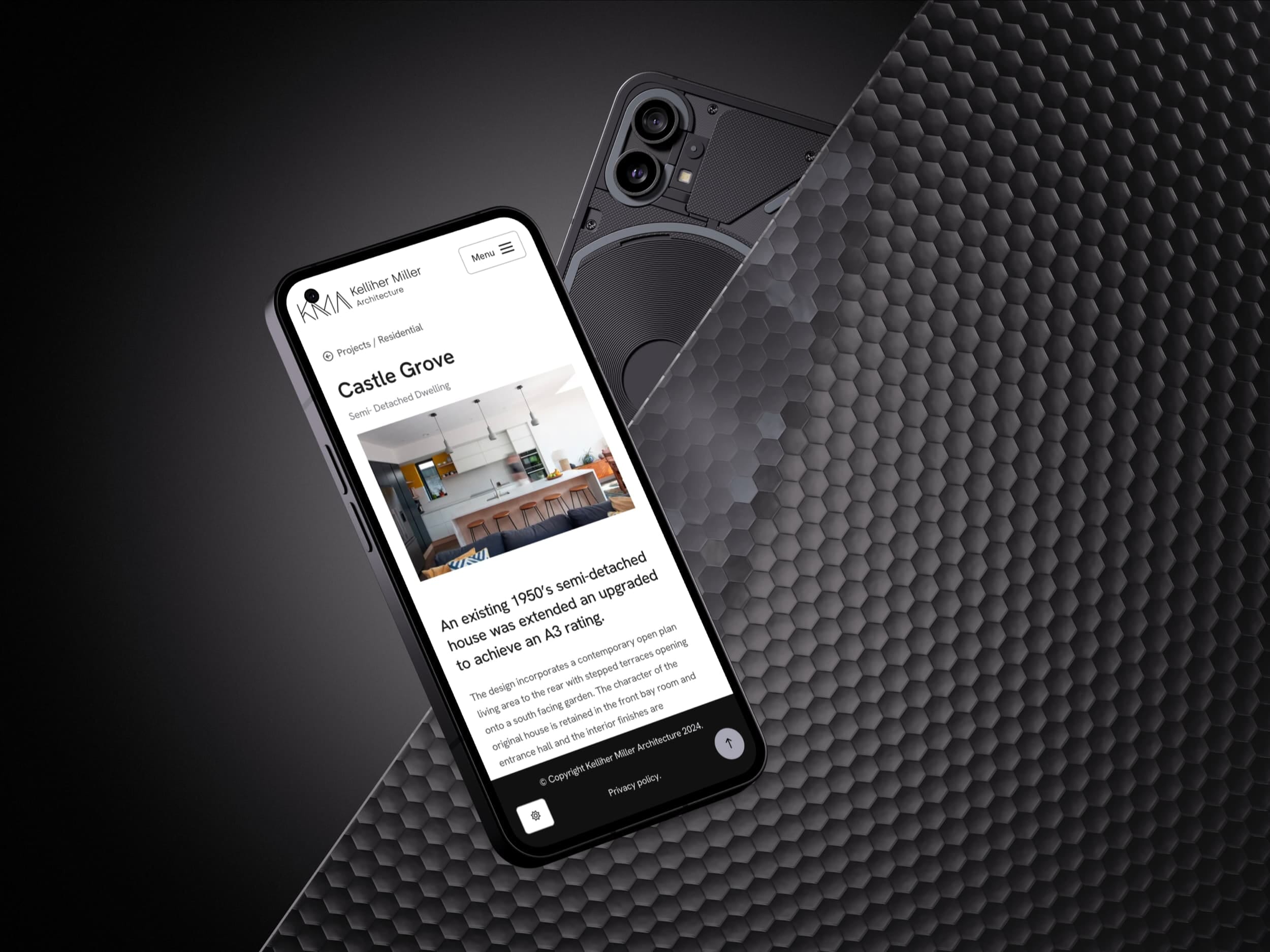 Kelliher Miller Architecture Web Design Project - Hidden Depth